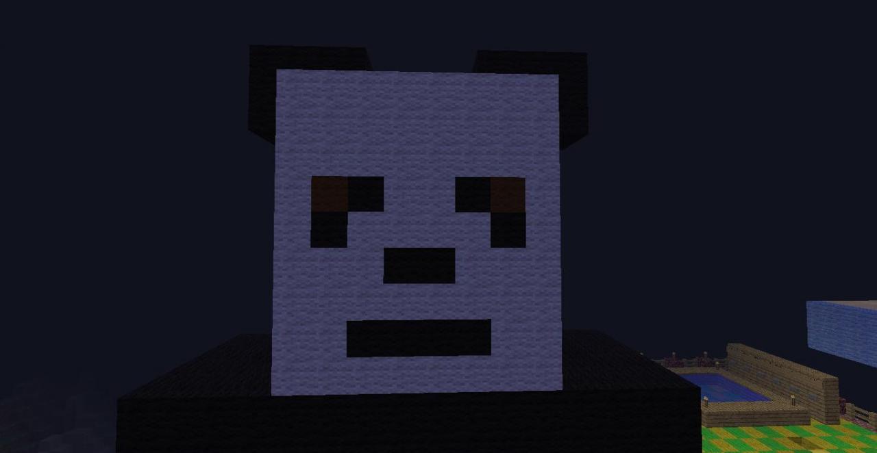 Panda Statue Minecraft Map